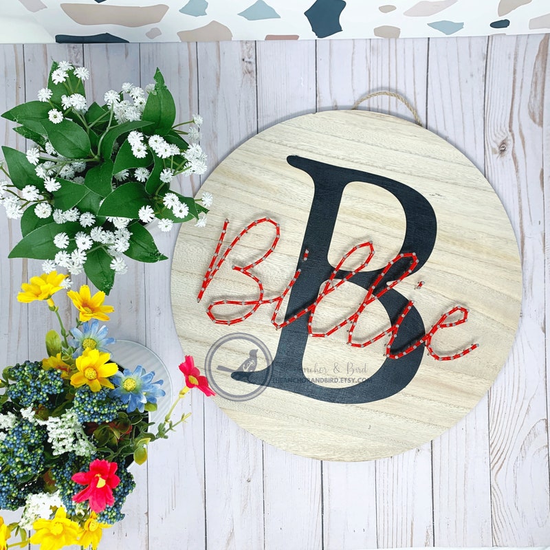 Name String Art - Etsy