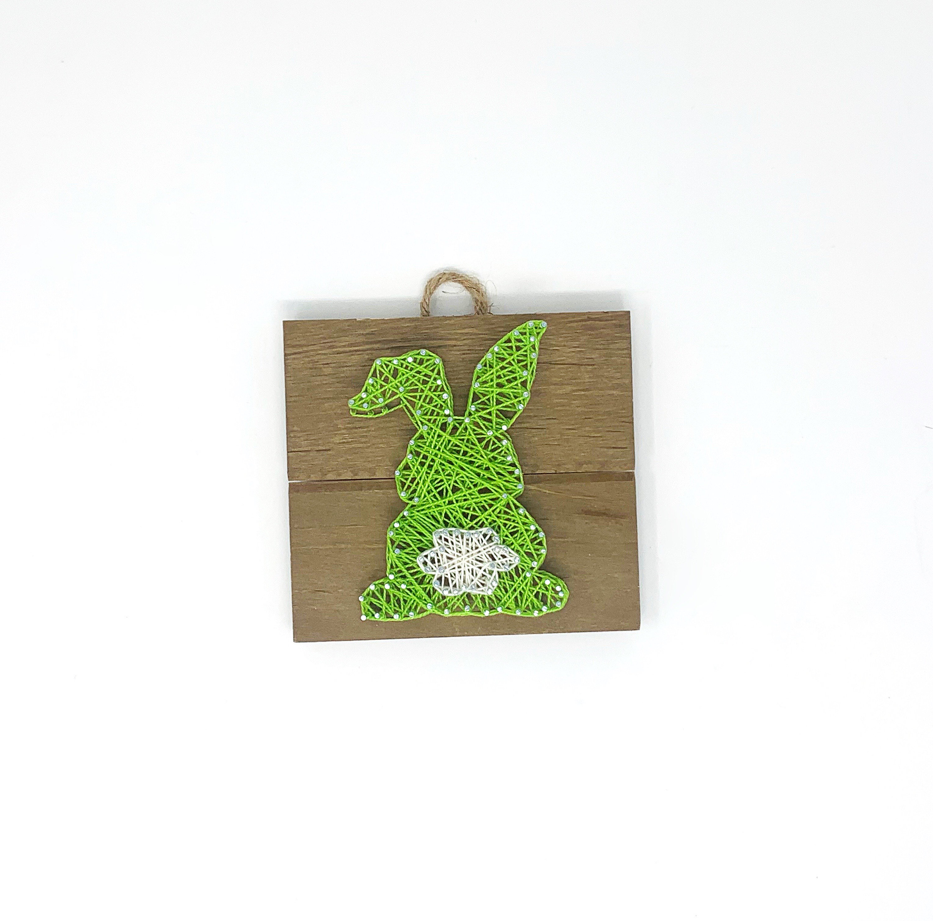 Bunny String Art cute easter home decor bunny rabbit wall | Etsy