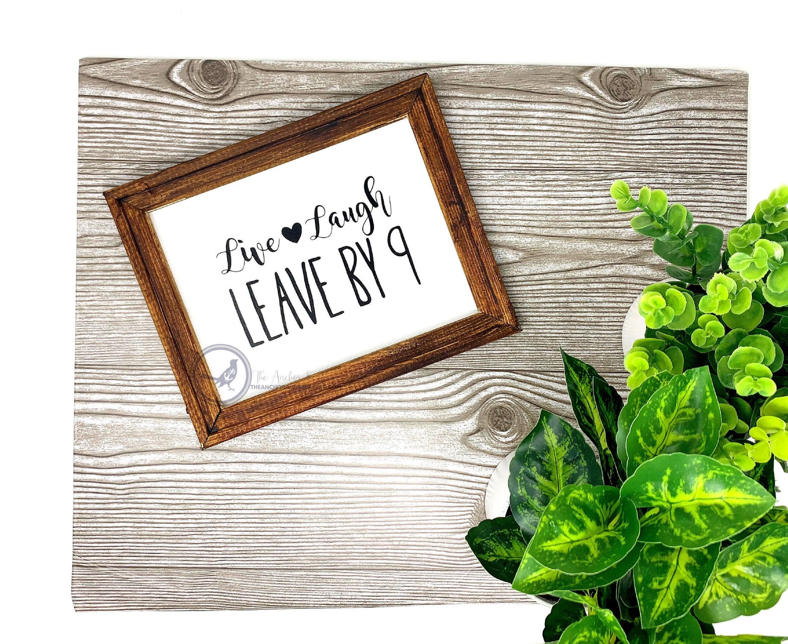 Live Laugh Leave by 9 Sign Reverse Canvas Farmhouse Style - Etsy