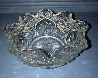 Vintage cut glass | Etsy