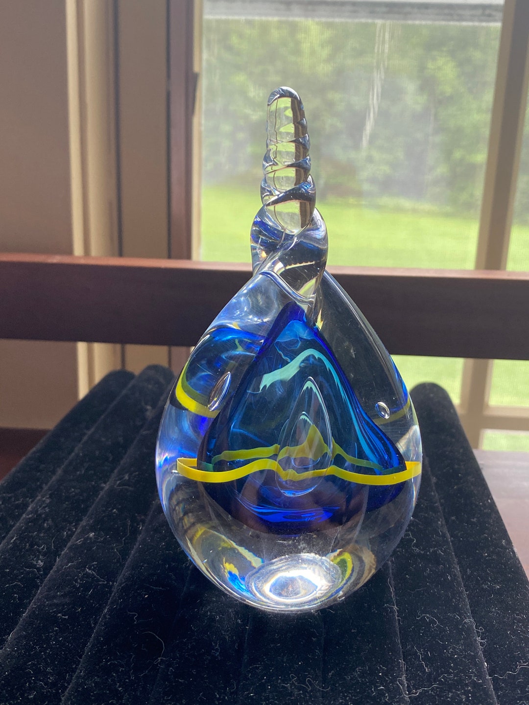 A Hand-blown Paperweight, Signed Adam Jablonski - Etsy