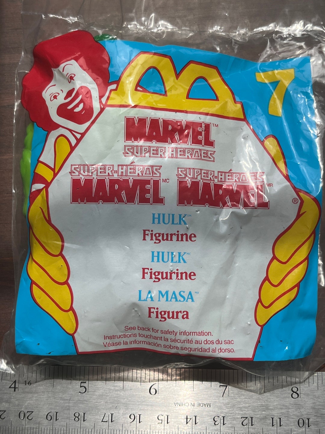 Mcdonald's Marvel Super Heroes Hulk Happy Meal Toy 1996 - Etsy
