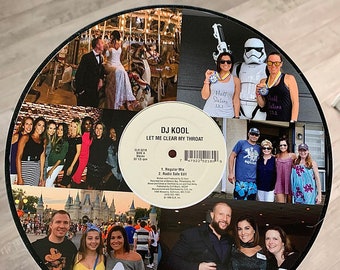 CUSTOM ORDER Vinyl Record Photo Collage Vintage Record - Etsy