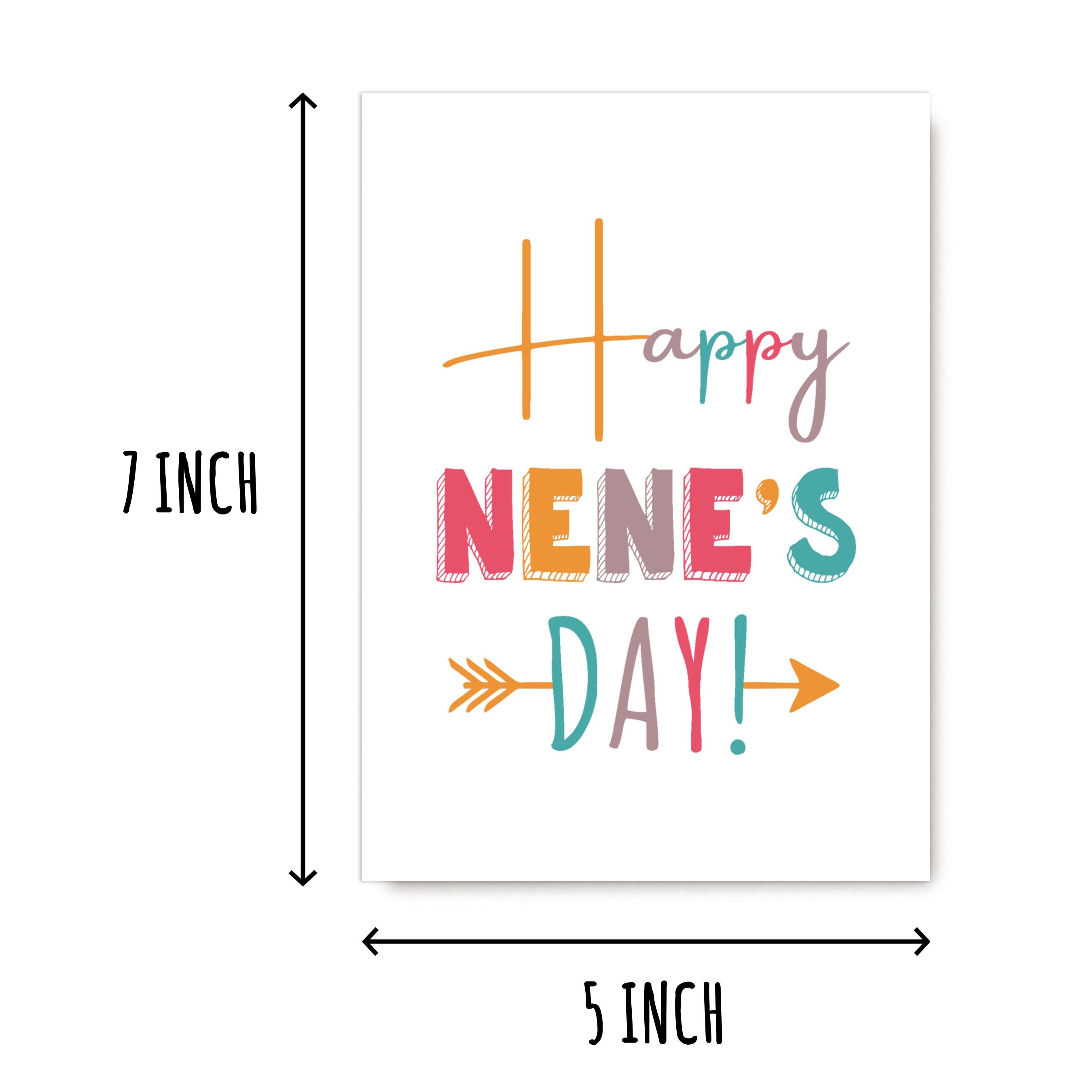 Happy Nene's Day Card, Happy Birthday Card, Love Card, Greeting Card ...
