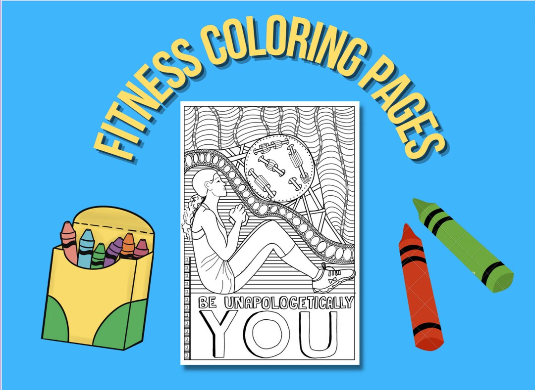 20 Coloring Pages For Fitness Inspiration New Years Mindset Mental