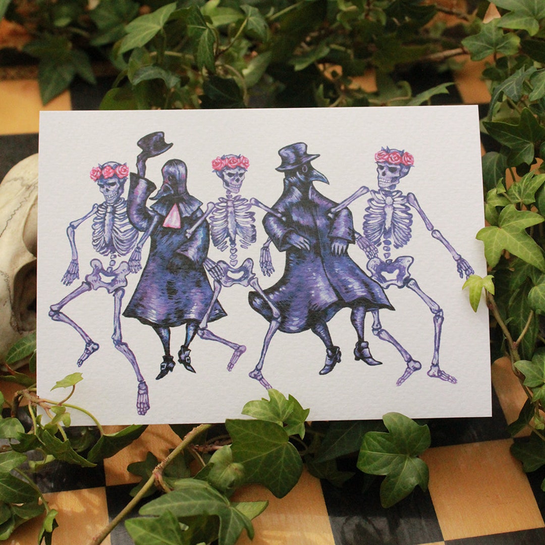 Danse Macabre Print - Etsy
