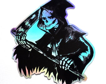 Grim Reaper Sticker What a Time to Be Alive Sticker Reaper - Etsy
