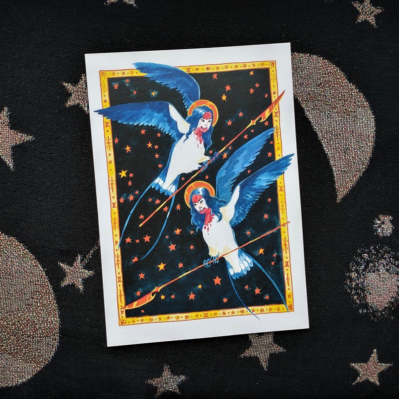 Zodiac Postcards - Etsy