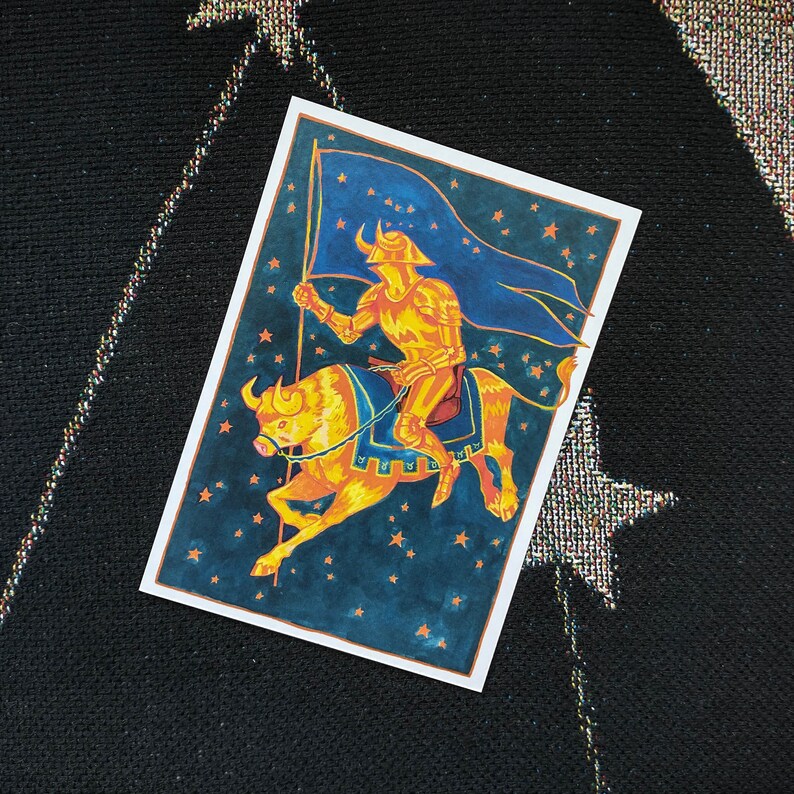 Zodiac Postcards - Etsy