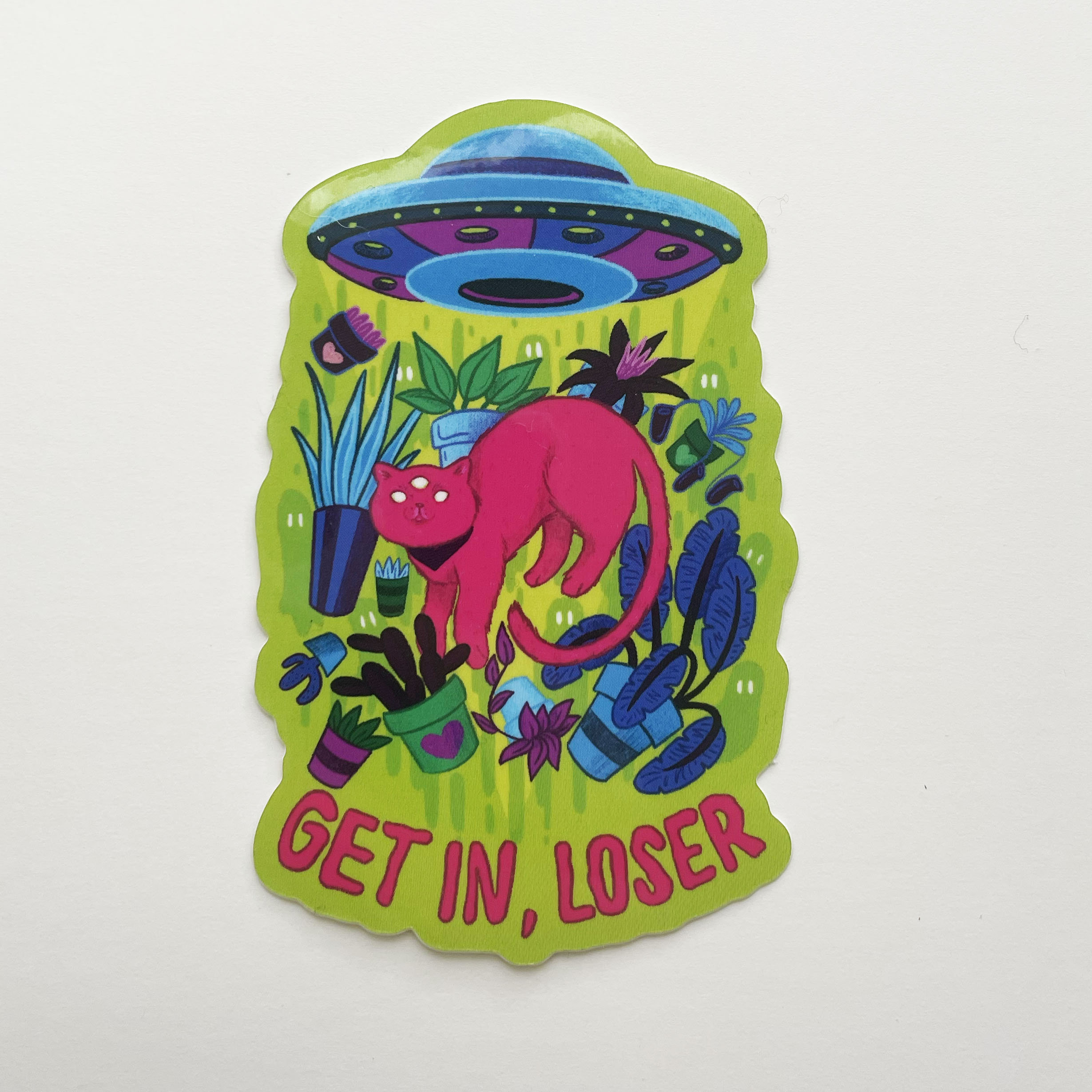 Get In, Loser Sticker - Etsy