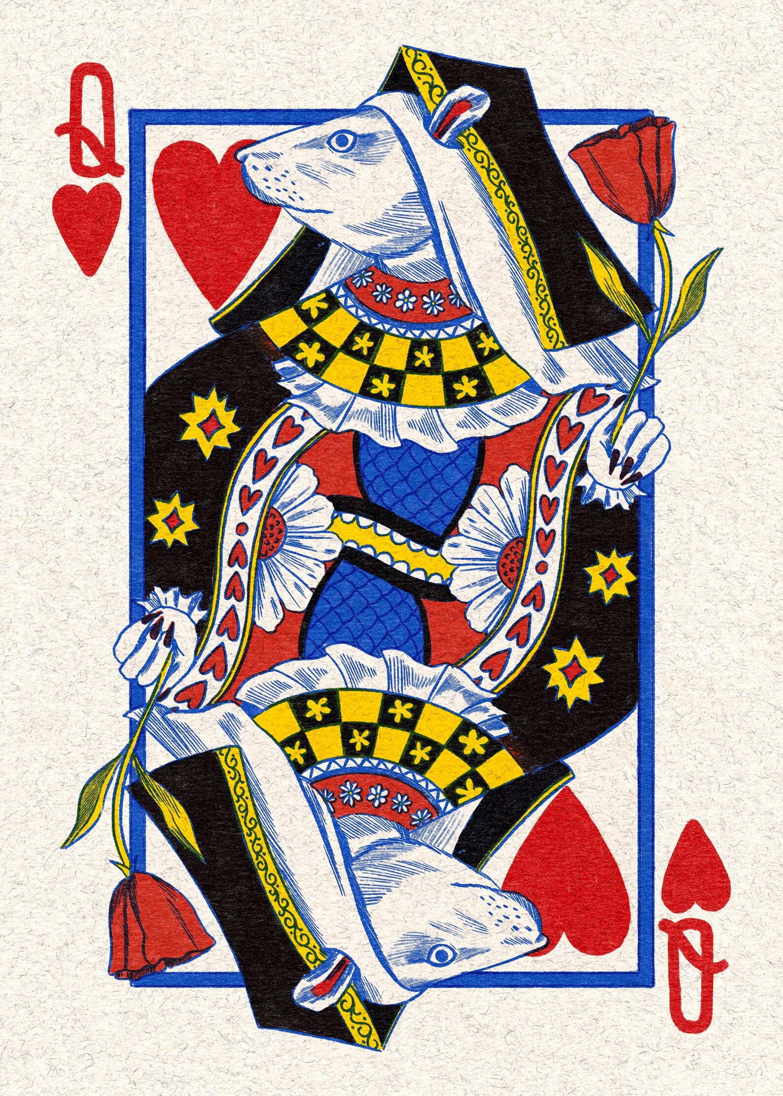 Rat Queen Postcard - Etsy