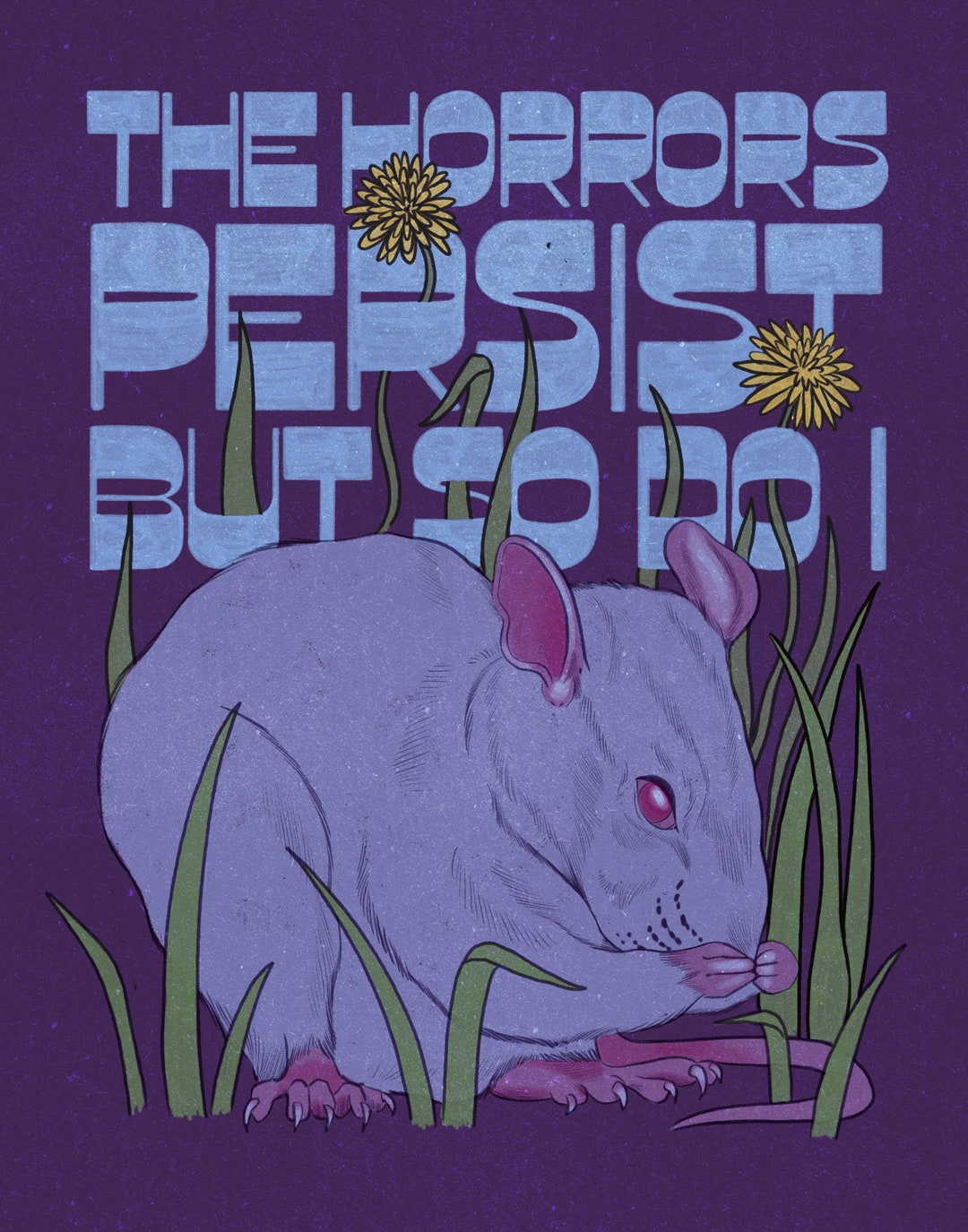 Rat Print - Etsy