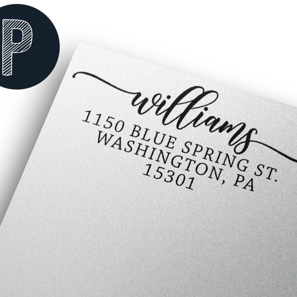 Self Inking Address Stamp - Etsy
