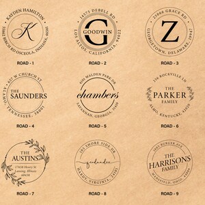 Personalized Self-inking Address Stamp and Ink With Name | Personalized ...