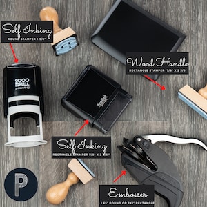 Personalized Self-inking Address Stamp and Ink With Name | Personalized ...