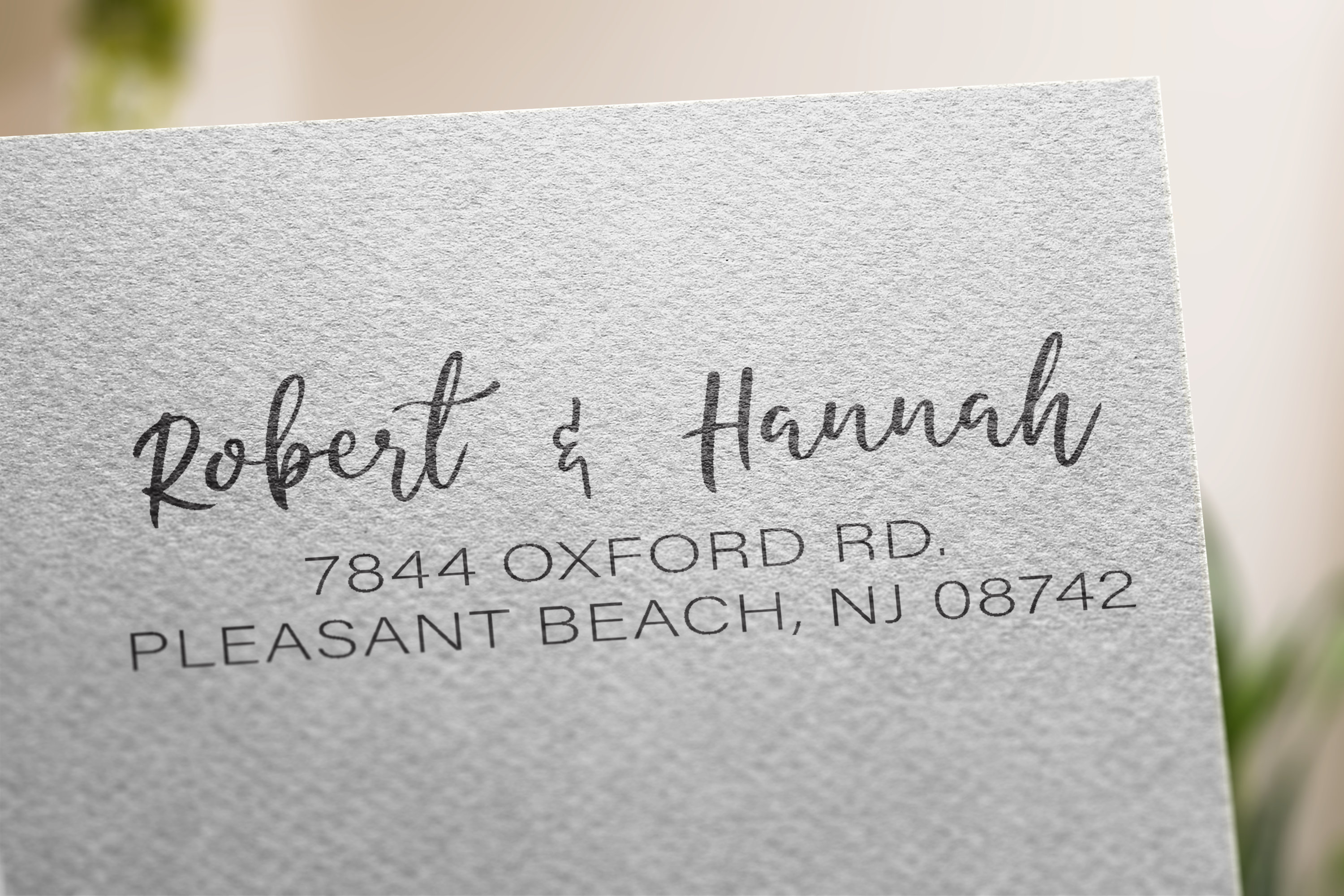 Custom Address Stamp, Self-inking Stamp, Personalized Return Address ...