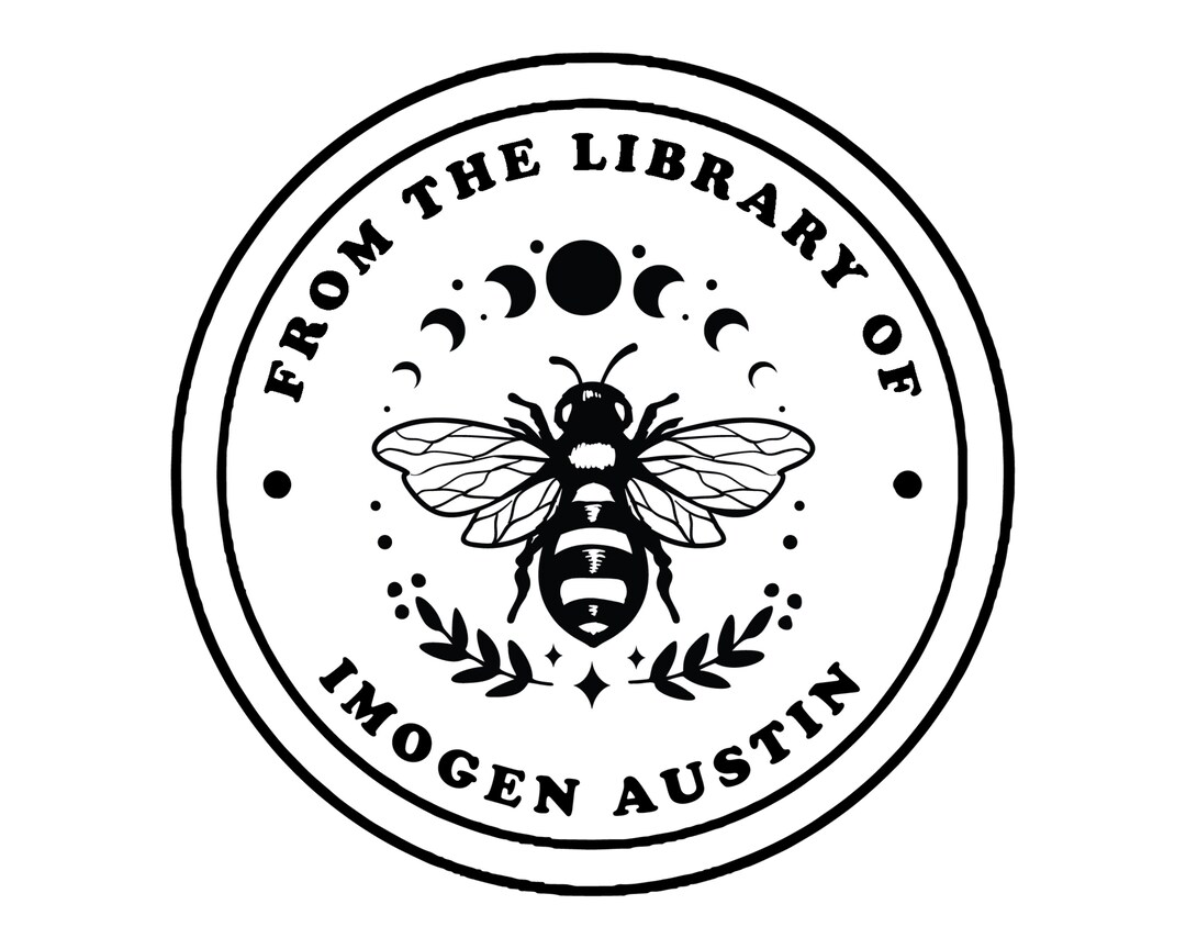 CELESTIAL BEE Library of Stamp or Embosser, Custom Library Stamp ...