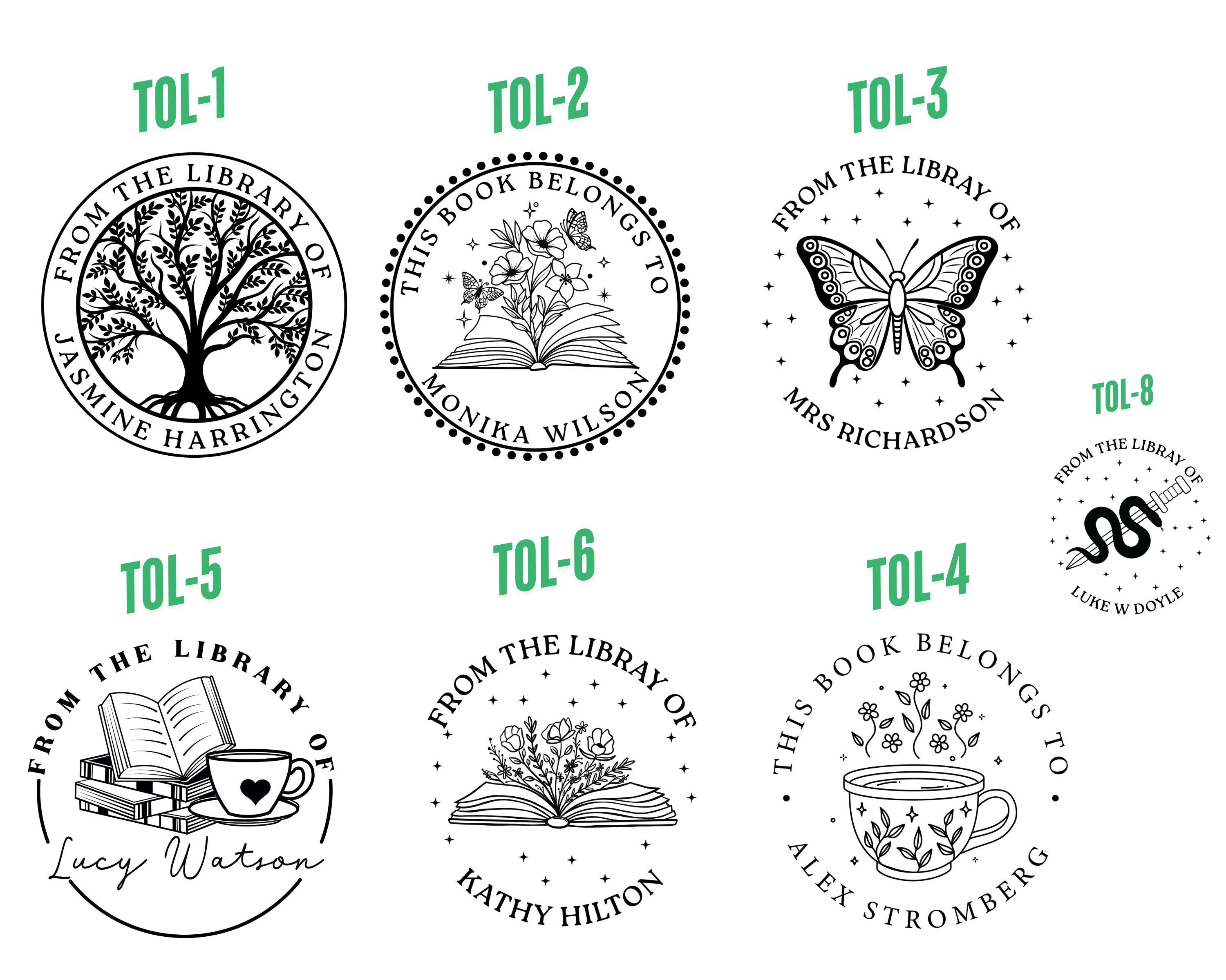 Personalized Book Embosser Library Embosser – From the Library of ...