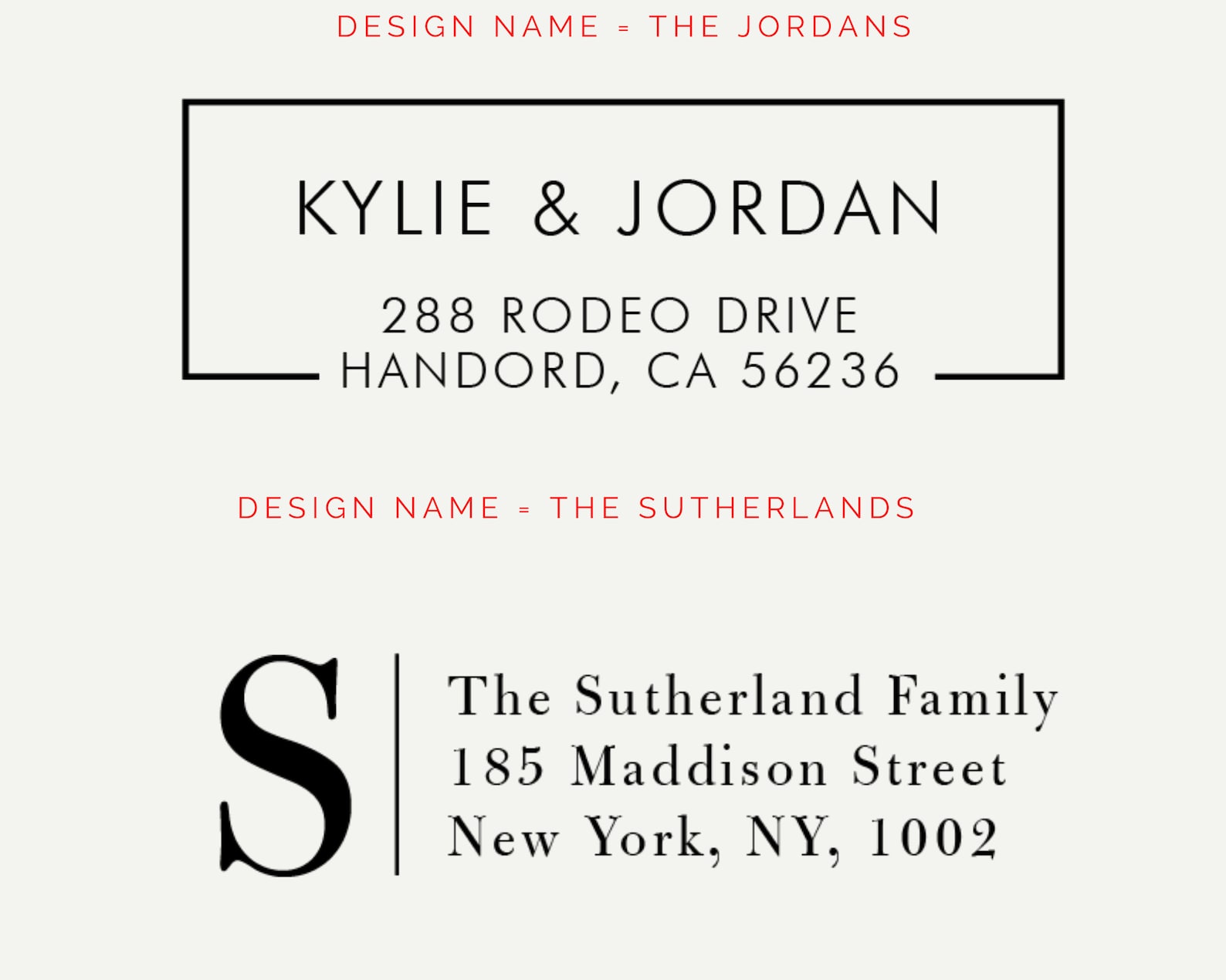 Business Address Stamp 11+ Designs to Choose!! Address Stamp - Self ...
