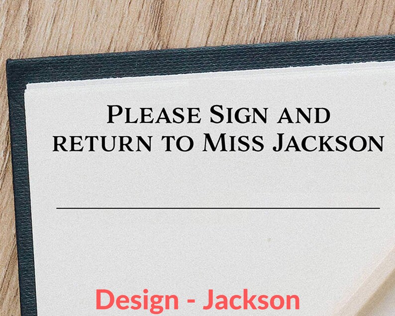 Please Sign and Return Home Work Grading Self-inking Stamp Custom ...