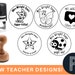 Personalized Teacher Stamp Classroom Stamps Homework Grading | Etsy