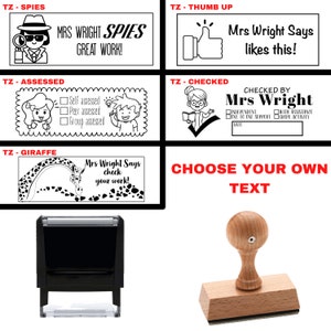 Classroom Stamps, Gift for Teacher, Personalized Teacher Stamp, Fun ...