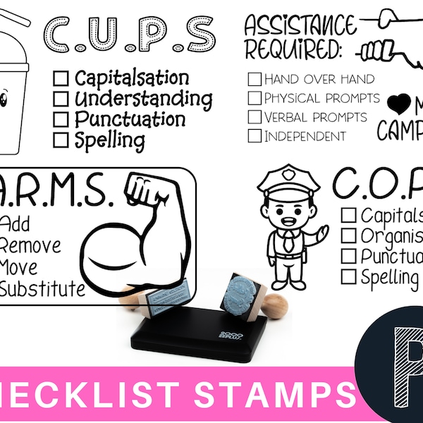 Checklist Stamp Custom - Etsy