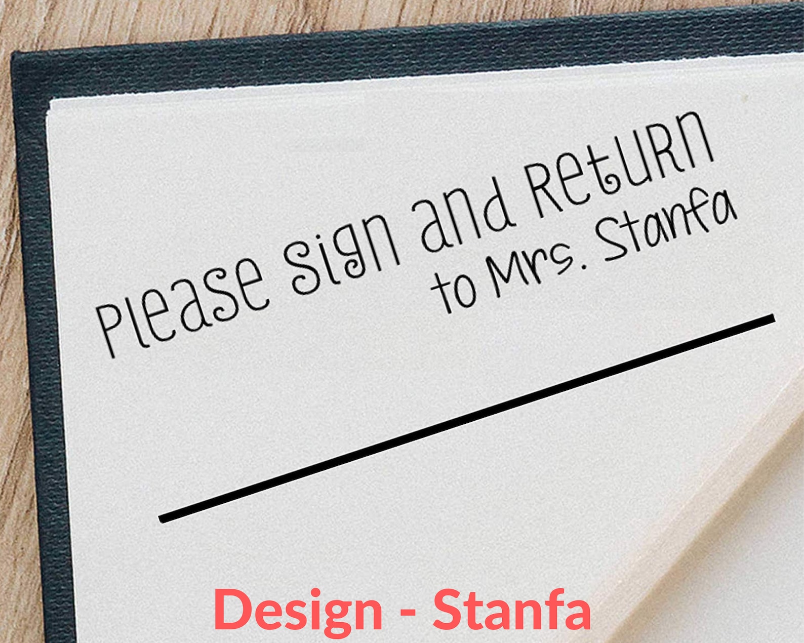Please Sign and Return Home Work Grading Self-inking Stamp Custom ...