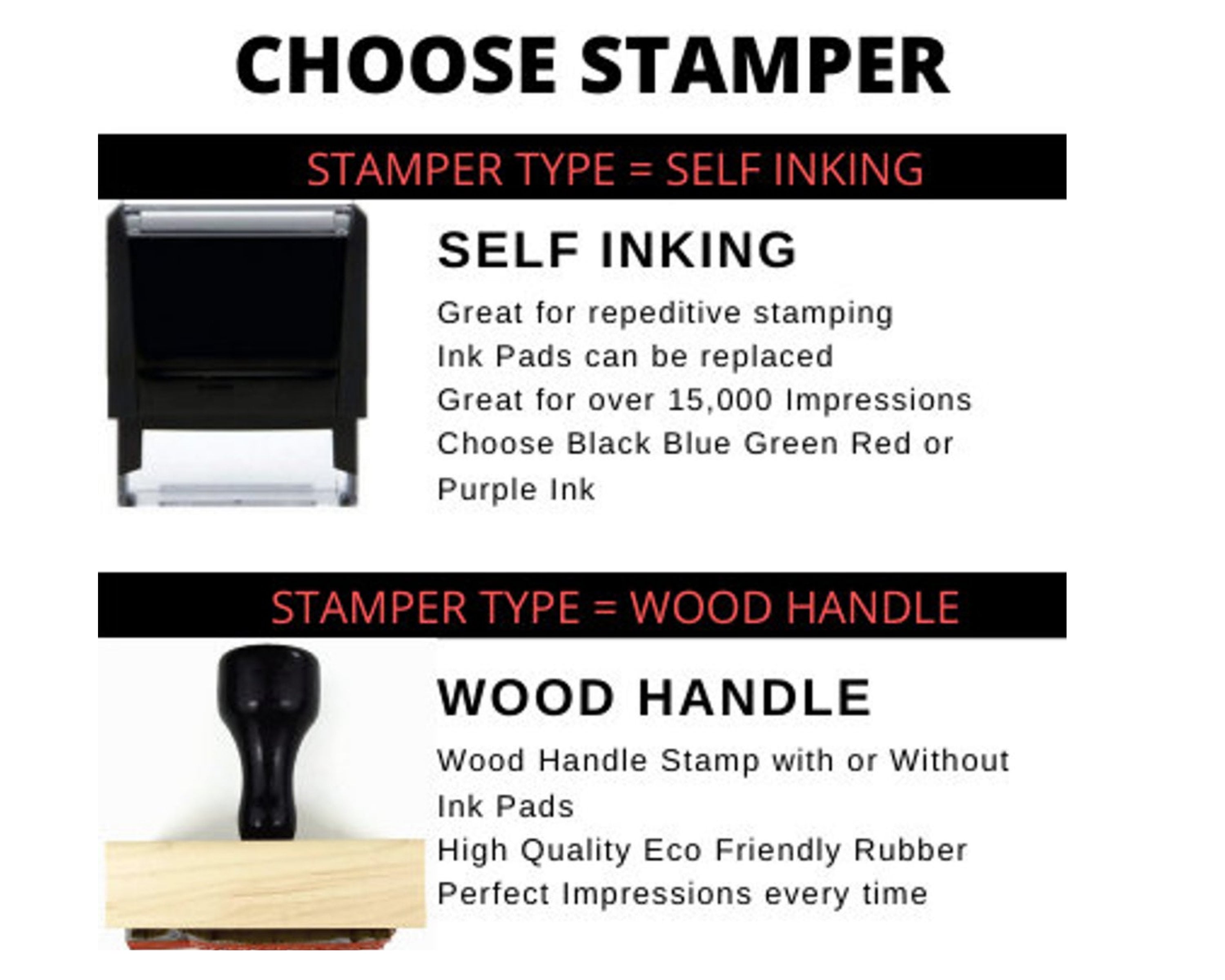 Name Stampers Personalized Custom Name Signature Self Inking Stamp. One ...
