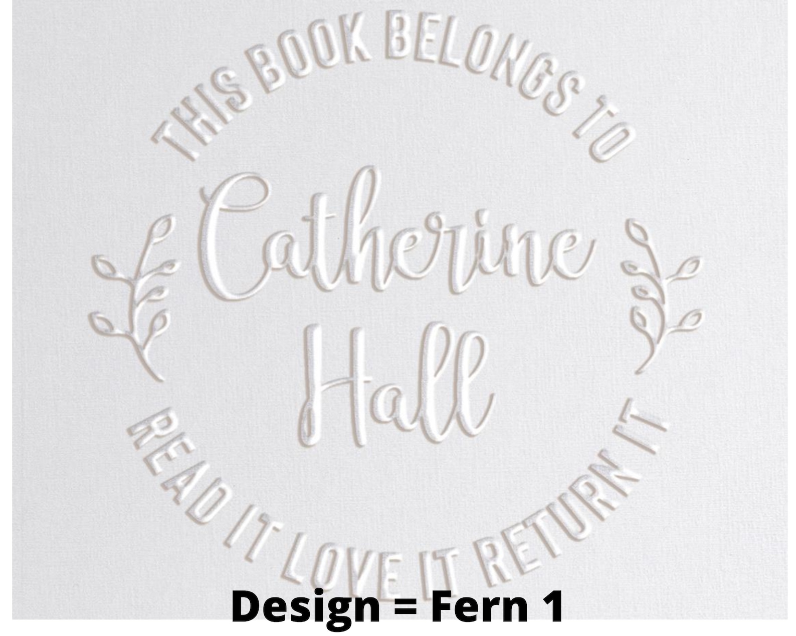 Personalized Book Embosser 10 Designs Ex Libris Custom - Etsy