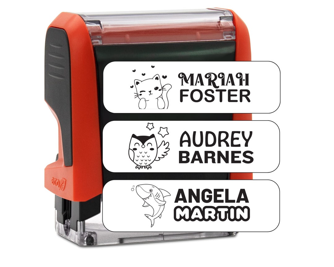 Custom Clothing Stamp | Personalized Fabric Stamp | Self Inking Stamp ...