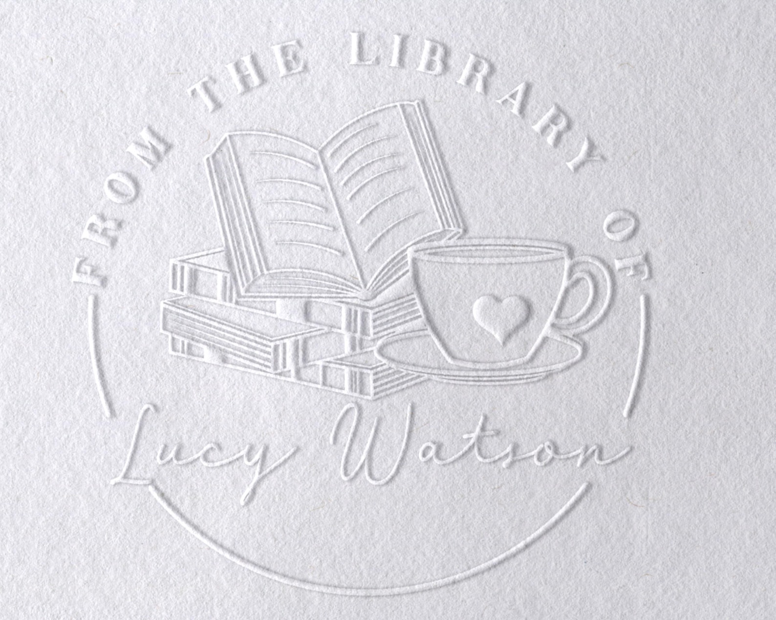 Personalized Book Embosser Library Embosser – From the Library of ...