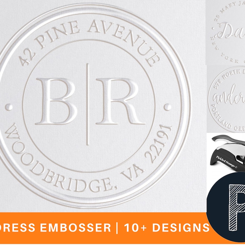 Embossed Invitation - Etsy