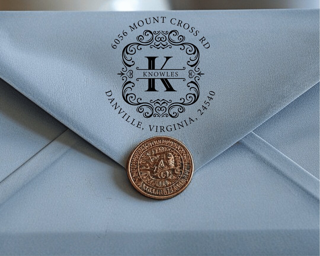 Personalized Self-inking Address Stamp and Ink With Name | Personalized ...