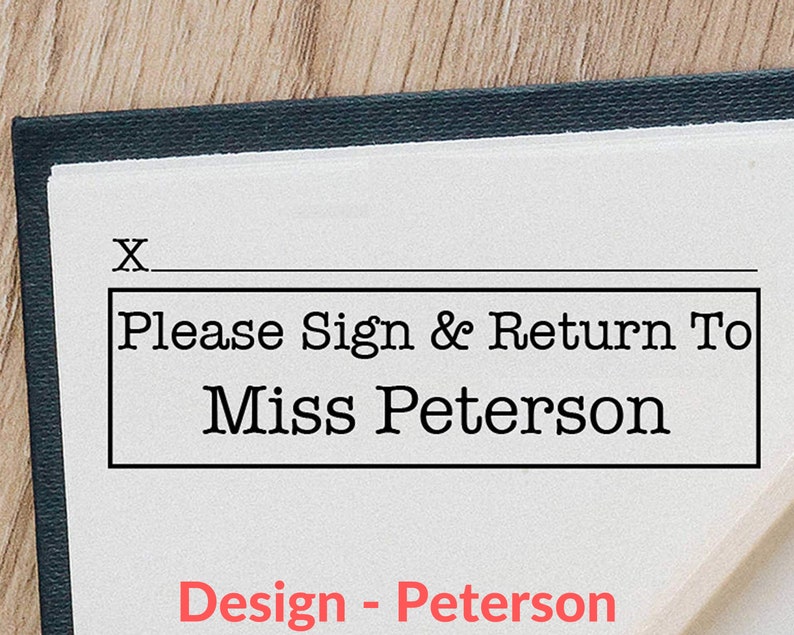 Please Sign and Return Home Work Grading Self-inking Stamp Custom ...