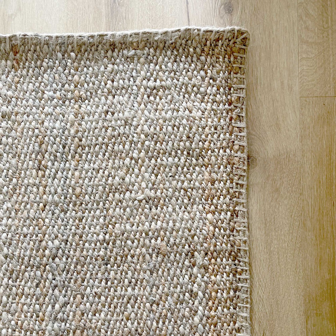 Modern Natural Jute Rug, Eco-friendly Small Doormat, Nature Bedside ...
