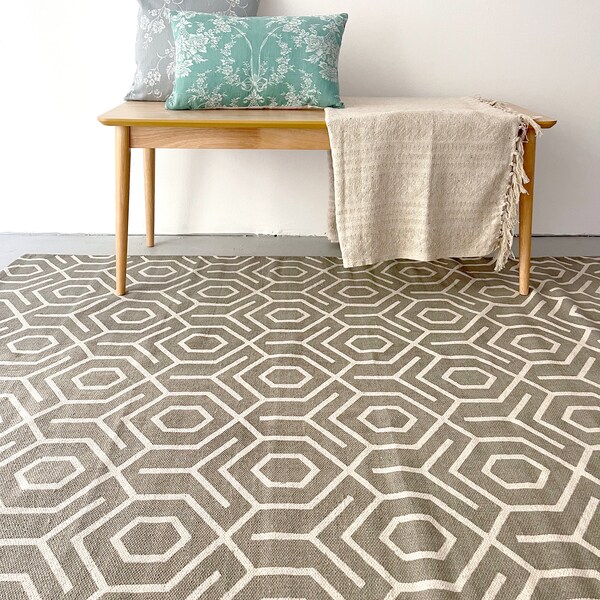 Geometric Rug - Etsy