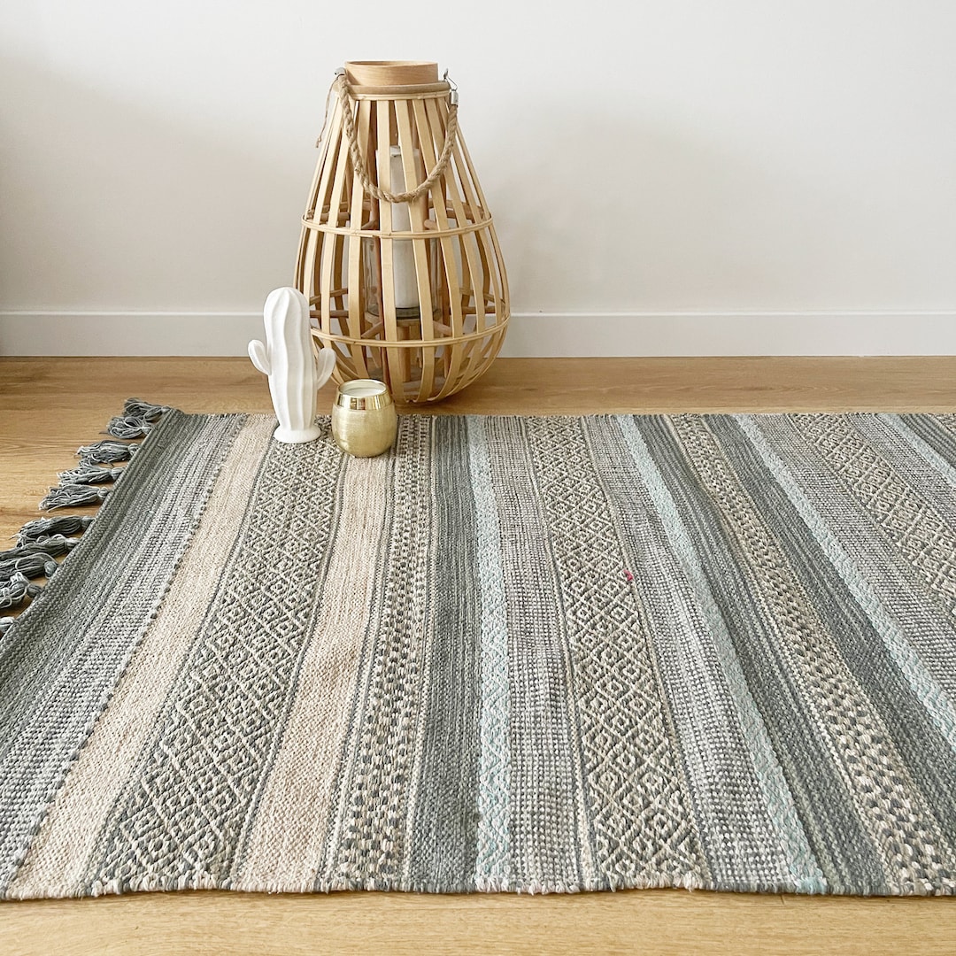 Kids Room Rug, Boho Pattern Nursery Rug, Soft Rug. Washable Nursery Rug ...