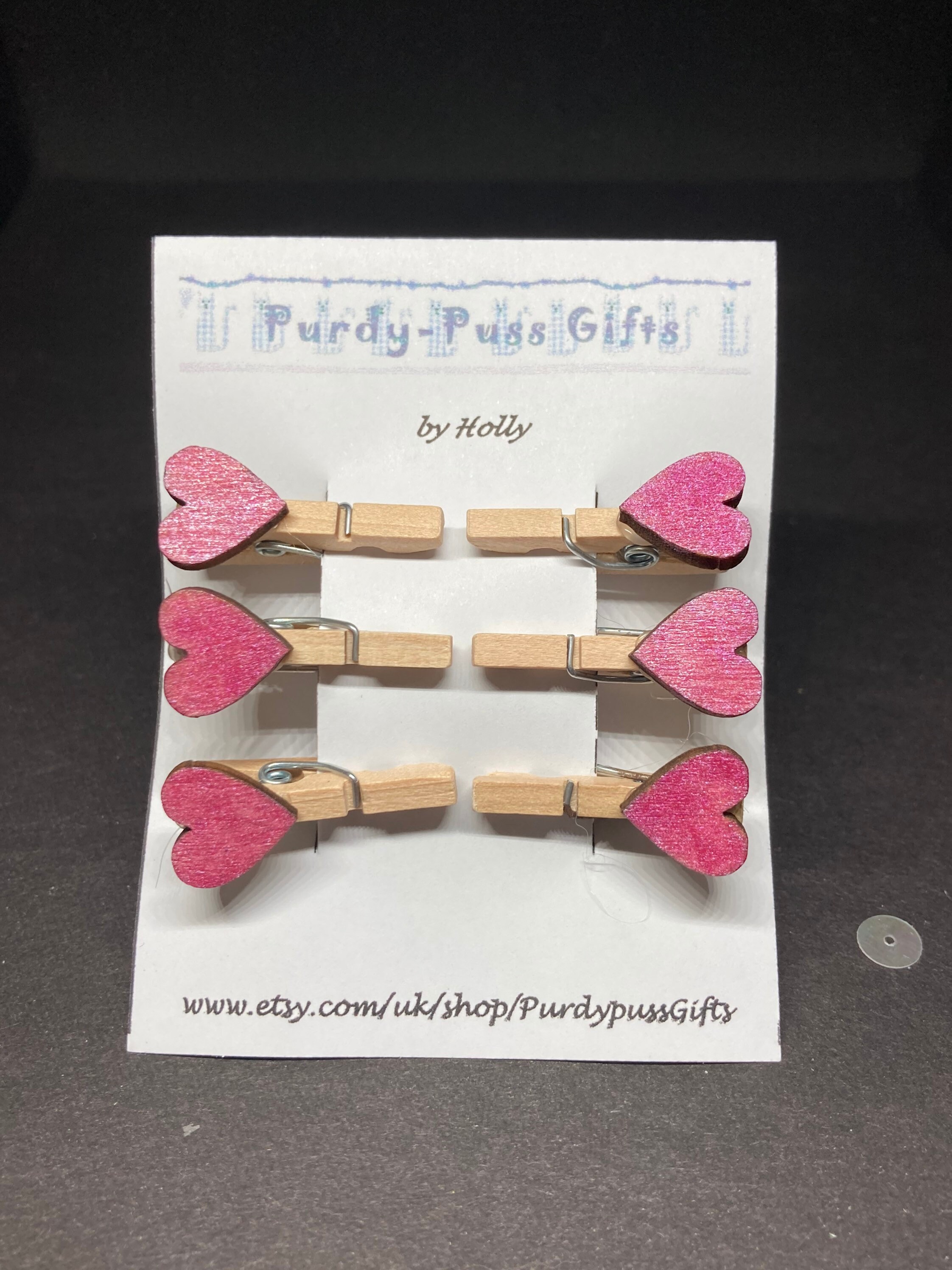Wooden Heart Pegs Set of 6 Vintage Style Heart Pegs Heart - Etsy Polska