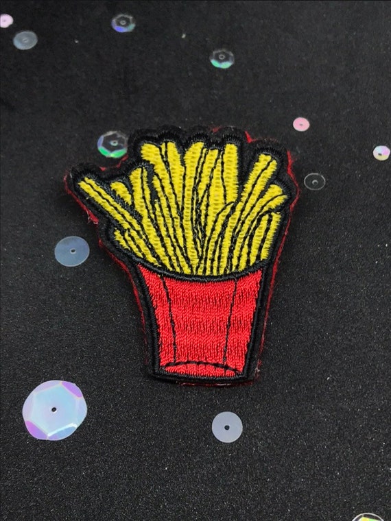 French Fries Brooch Pin. Vintage Style Small gift. | Etsy
