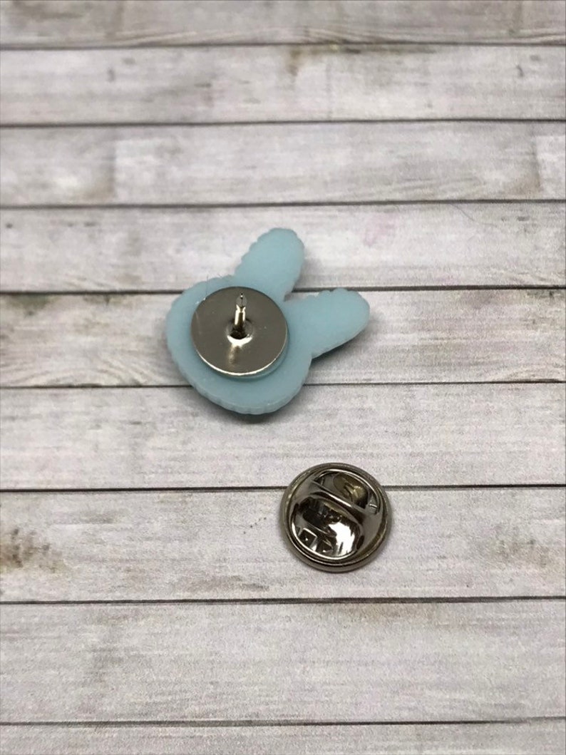 Bunny Rabbit Pin Badge Vintage Style Animal Jewellery Rabbit | Etsy
