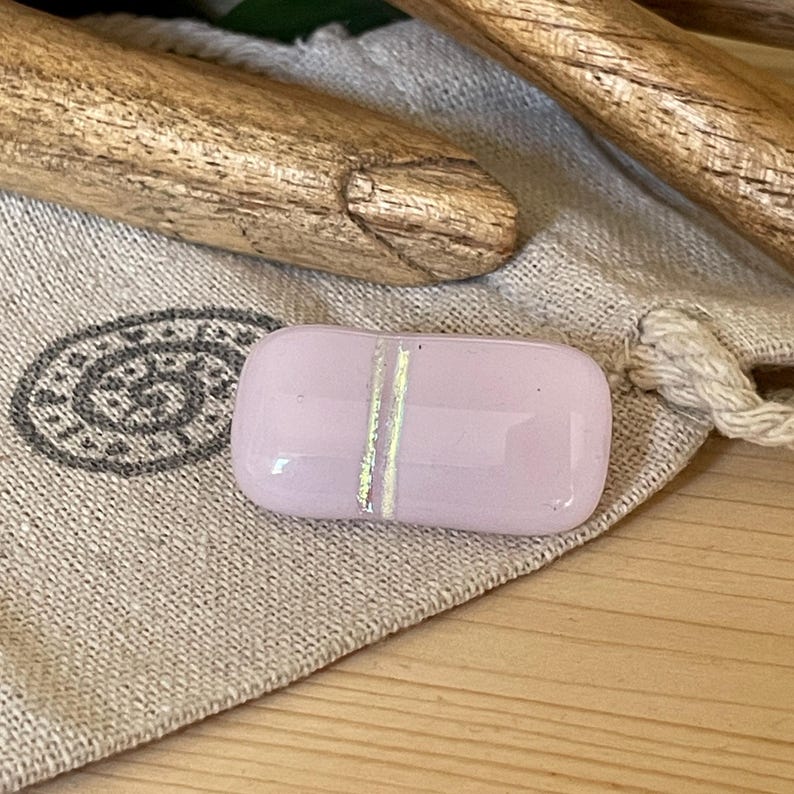 Fused Glass Brooch: Handmade Dichroic Glass Pin, Modern Jewelry - Etsy