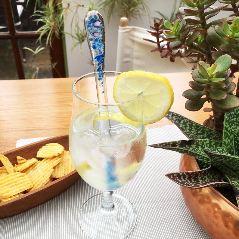 Handmade Fused Glass Drink Stirrer Cocktail Stirrer Swizzle | Etsy