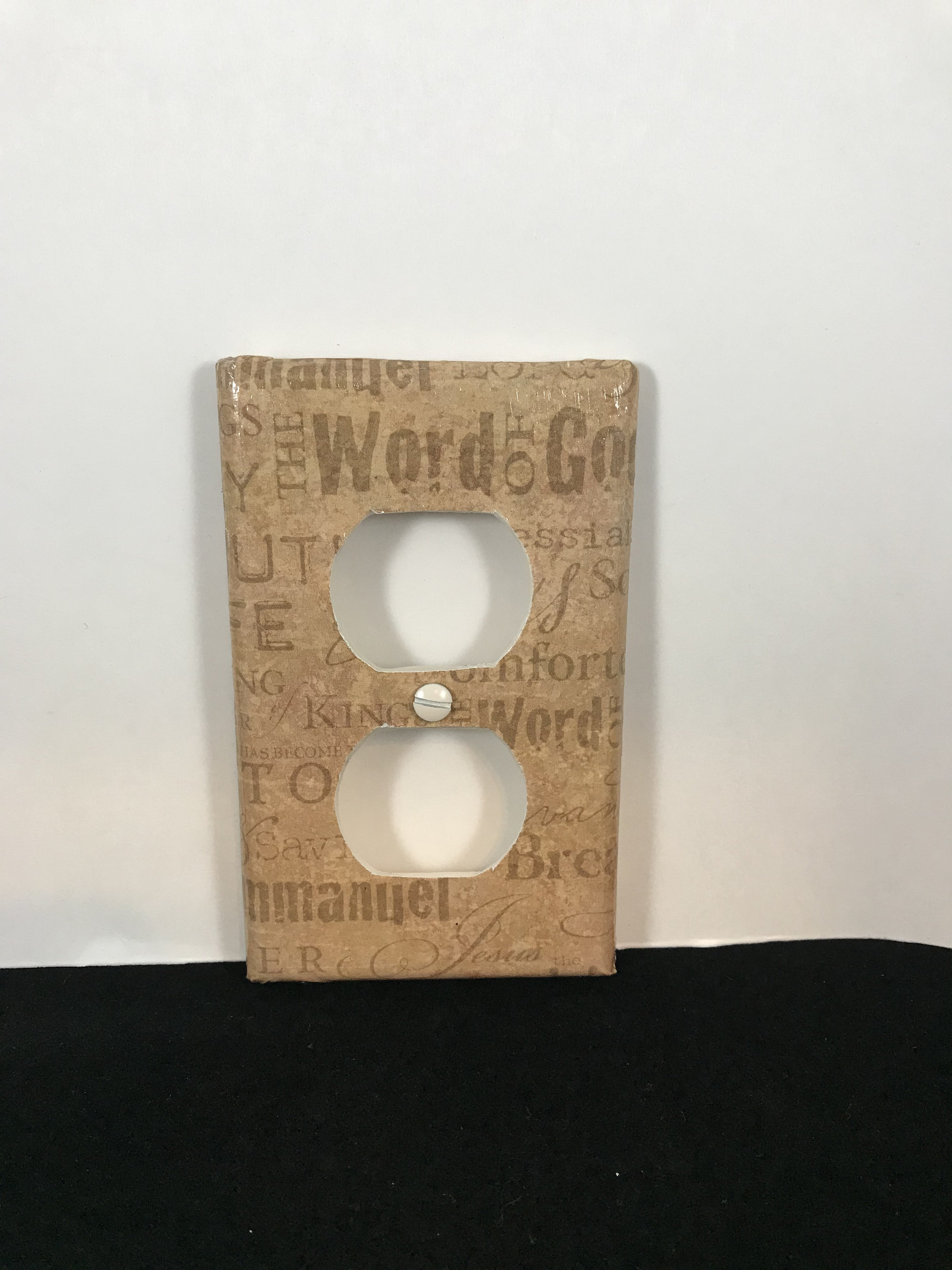 Christian Light Switch Covers; Brown - Etsy UK
