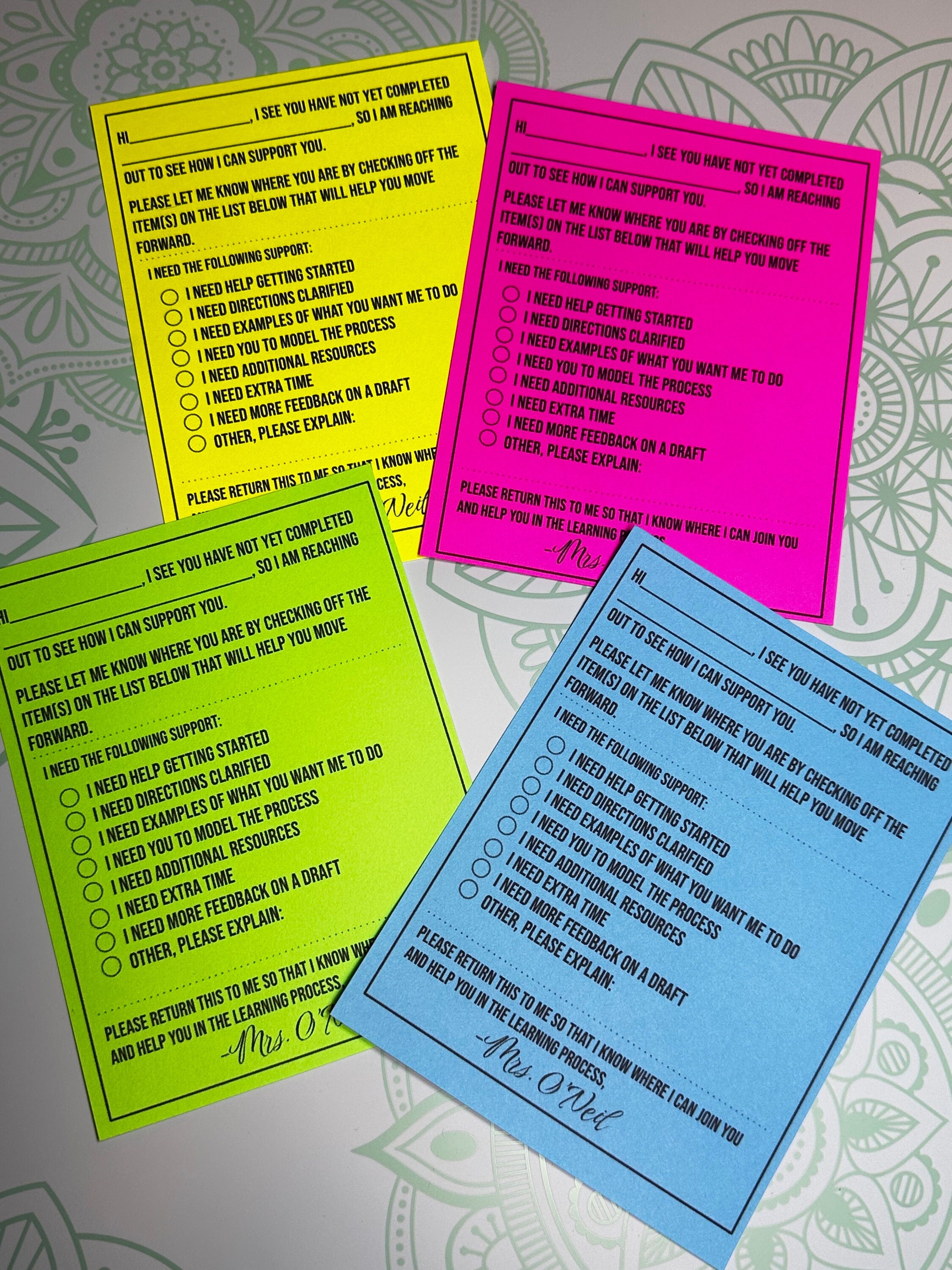 Digital Download- Student Check in Form | Google Slides | Classroom ...