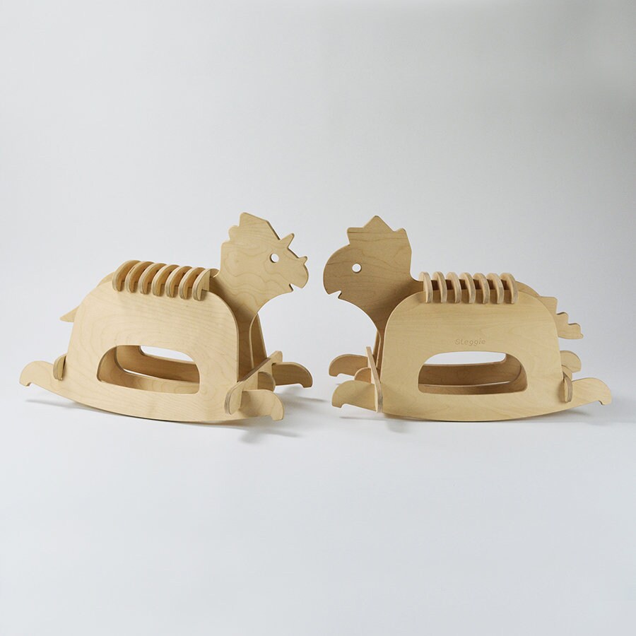 Modern Rocking Dinosaur Take on Rocking Horse Wooden Rocker - Etsy UK