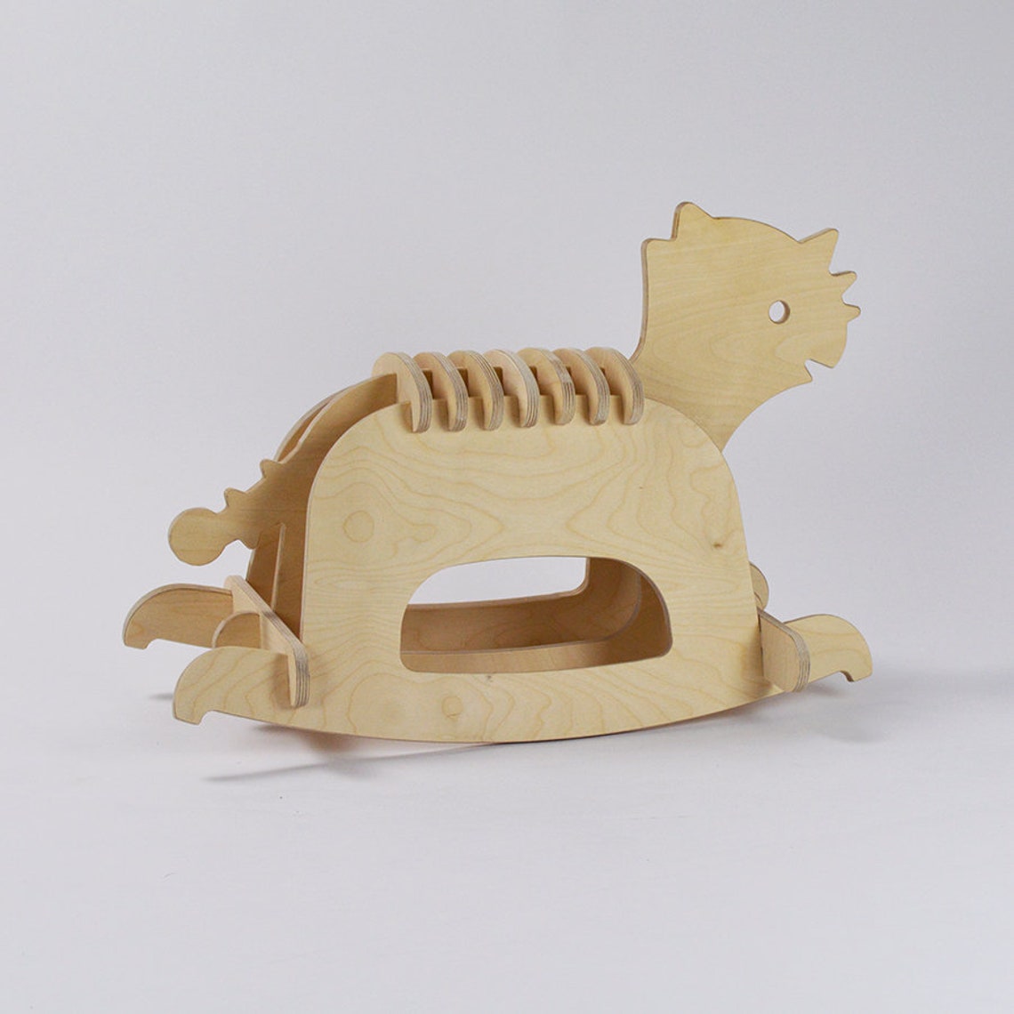 Modern Rocking Dinosaur Take on Rocking Horse Wooden Rocker - Etsy