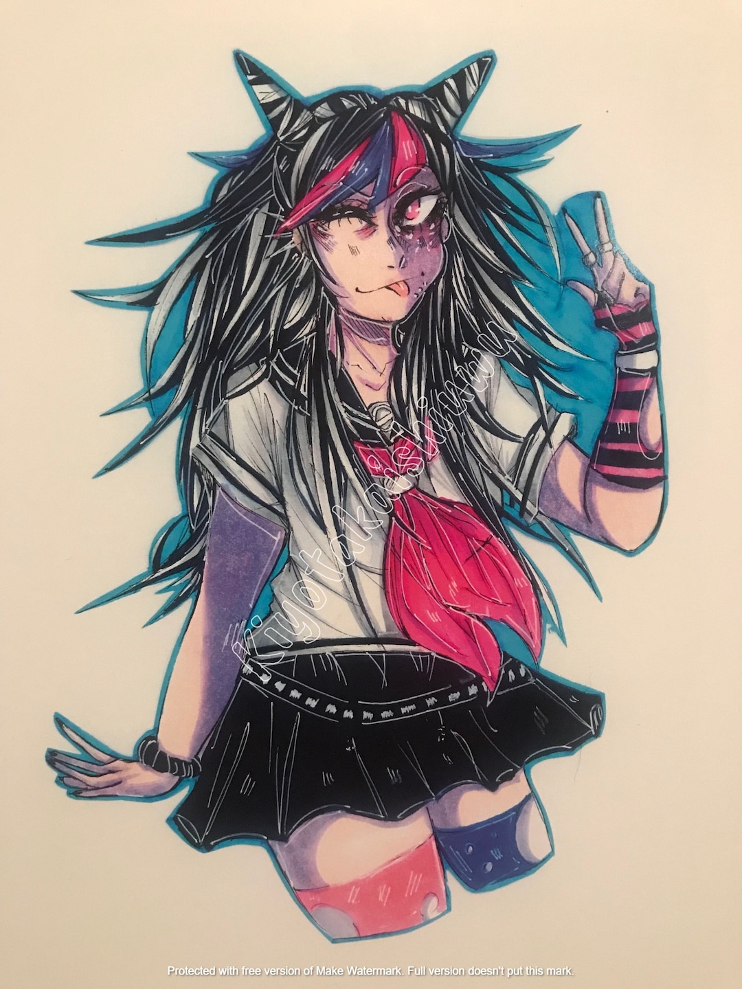 Ibuki Mioda - Danganronpa 8x10 Print - Etsy