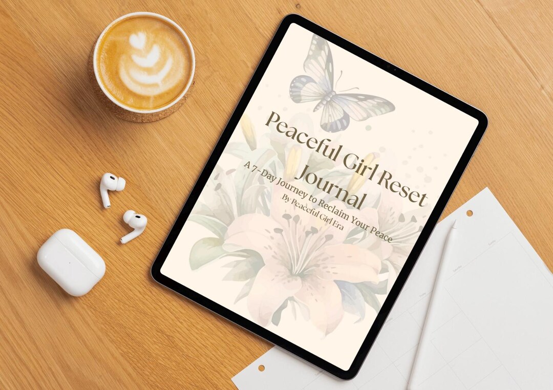 Peaceful Girl Reset Journal: 7-day Faith-based Digital Download ...