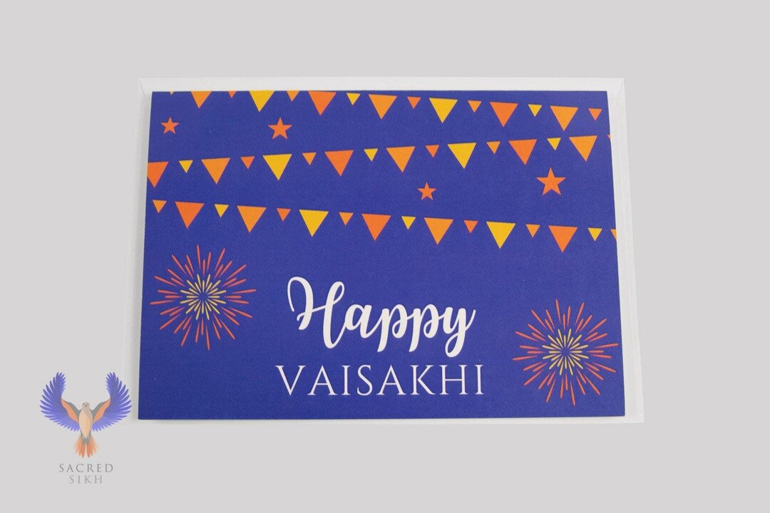 Vaisakhi Greeting Card Flags - Etsy